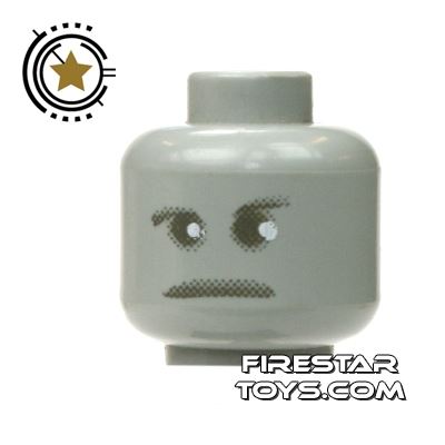 LEGO Mini Figure Heads - Ghostly Gray Head
