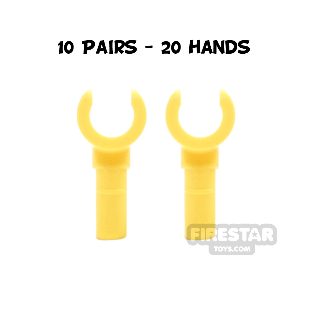 LEGO Minifigure Hands Pair x 10