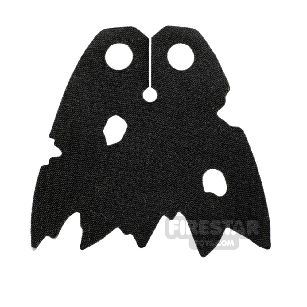 LEGO Cape - Tattered with Holes - Black