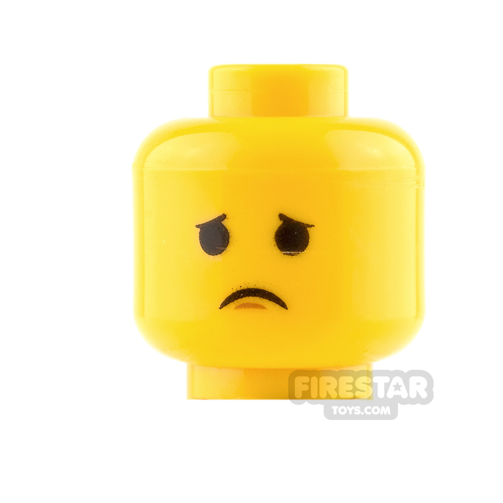 LEGO Minifigure Heads Open Smile and Sad