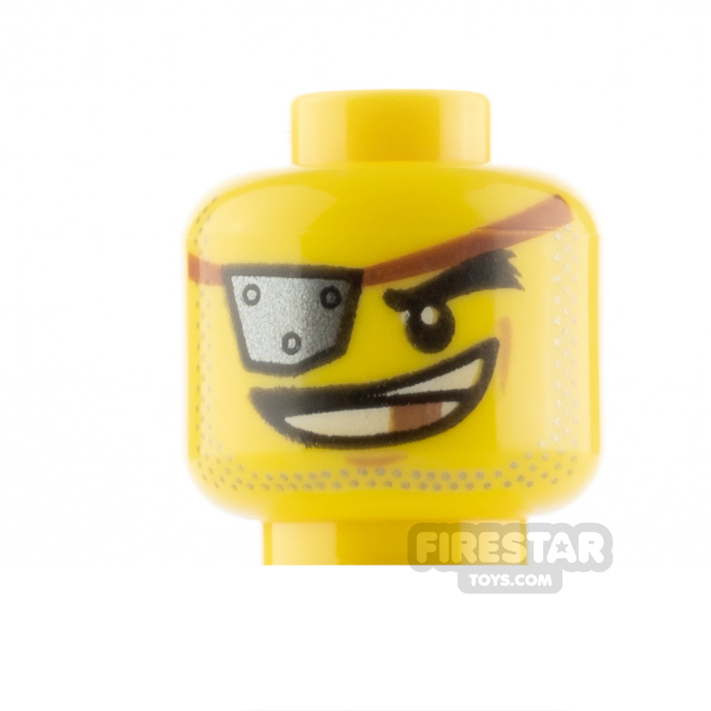 LEGO Minifigure Heads Eyepatch with Rivets