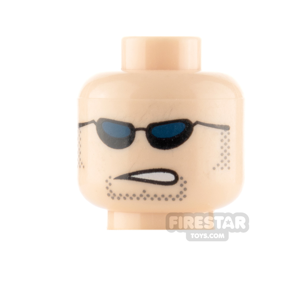 LEGO Minifigure Heads Sunglasses and Stubble