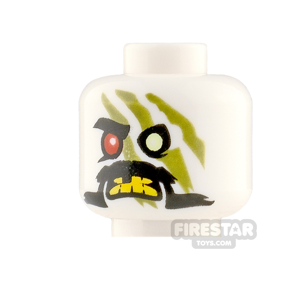 LEGO Mini Figure Heads - Alien - Yellow Eyes