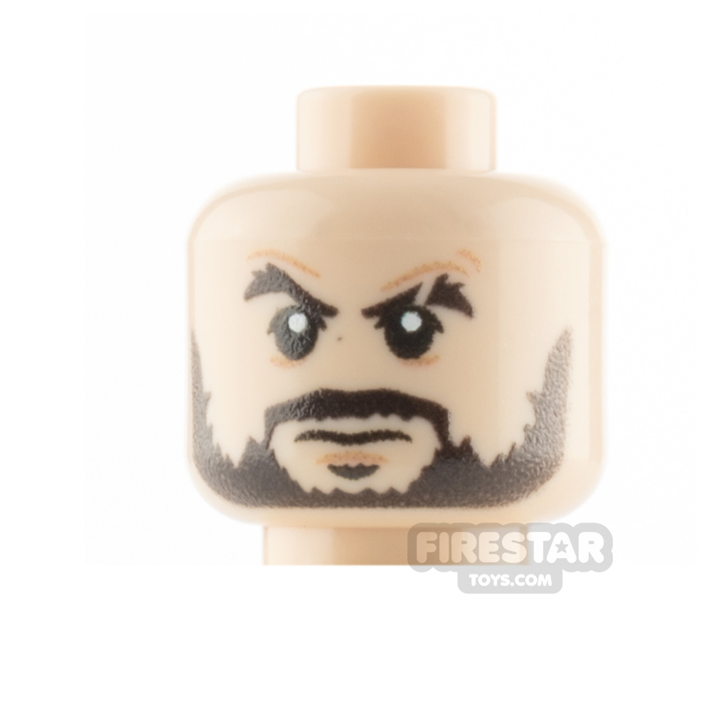 Minifigure Heads with Facial Hair