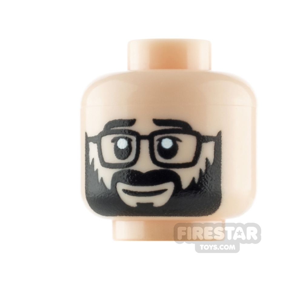 Minifigure Heads with Facial Hair